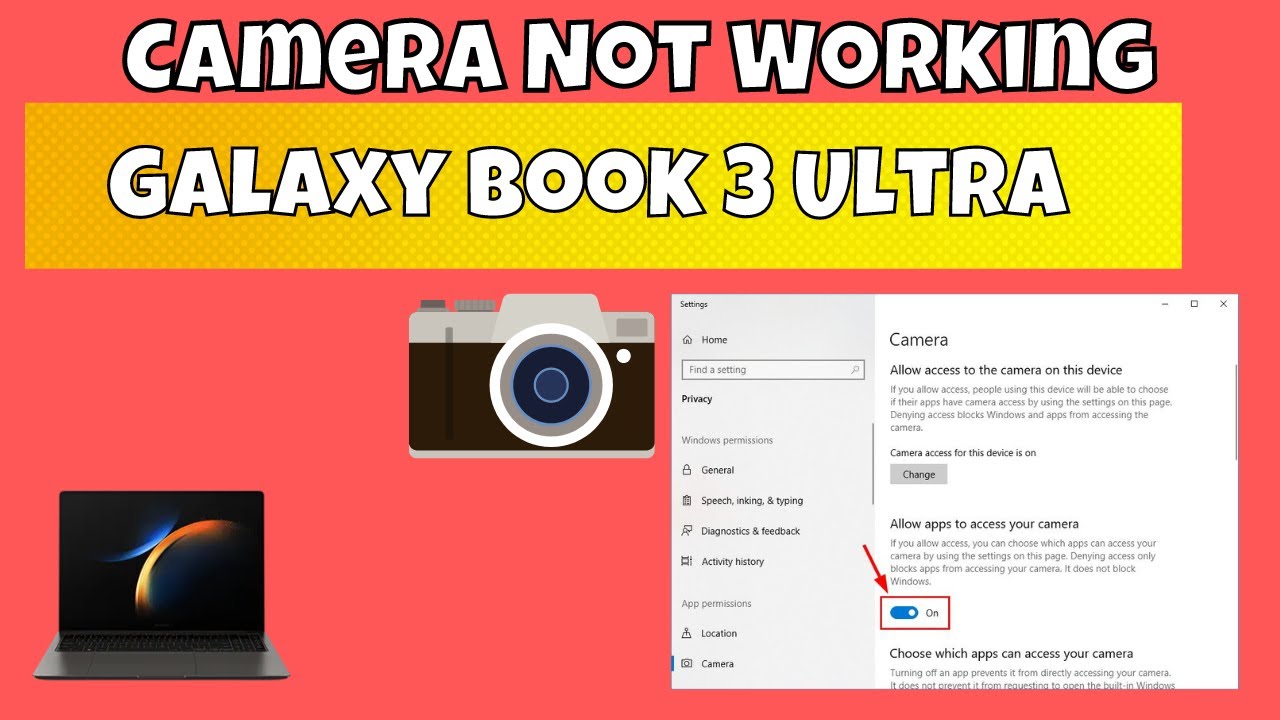 How to Fix Galaxy Book 3 Ultra Camera Not Working Problem || Brand ...