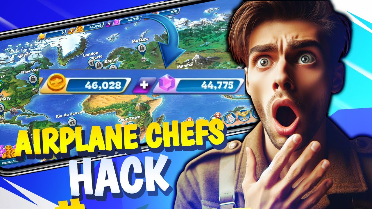 Airplane Chefs Hack 2025 ️🍽️ How to Get Unlimited Gems & Coins! (iOS & Android MOD Tutorial ...