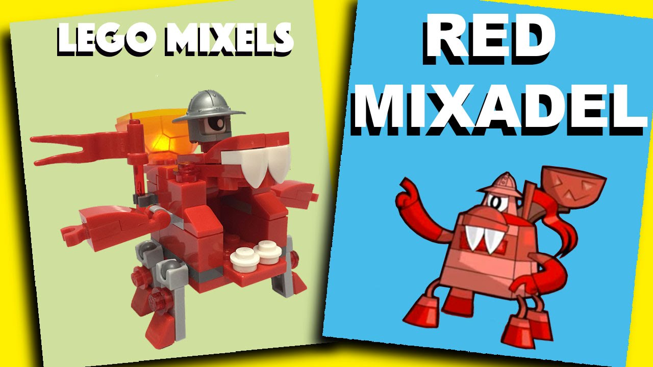 LEGO Mixels - Red Mixadel - Stop Motion Build | Bricks and Clay Play ...