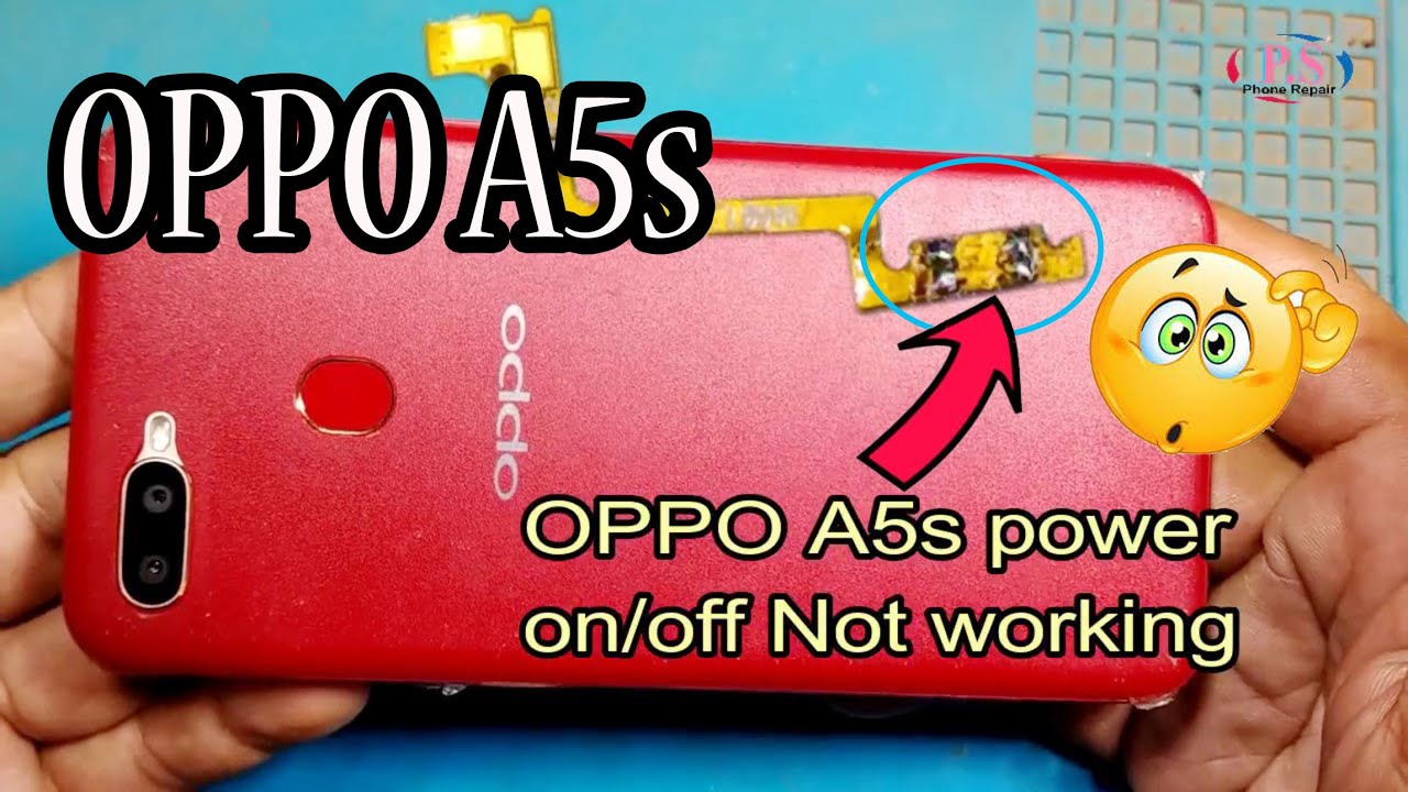 OPPO A5s Power ON/OFF not working?/How to repairing Power on OPPO A5s ...