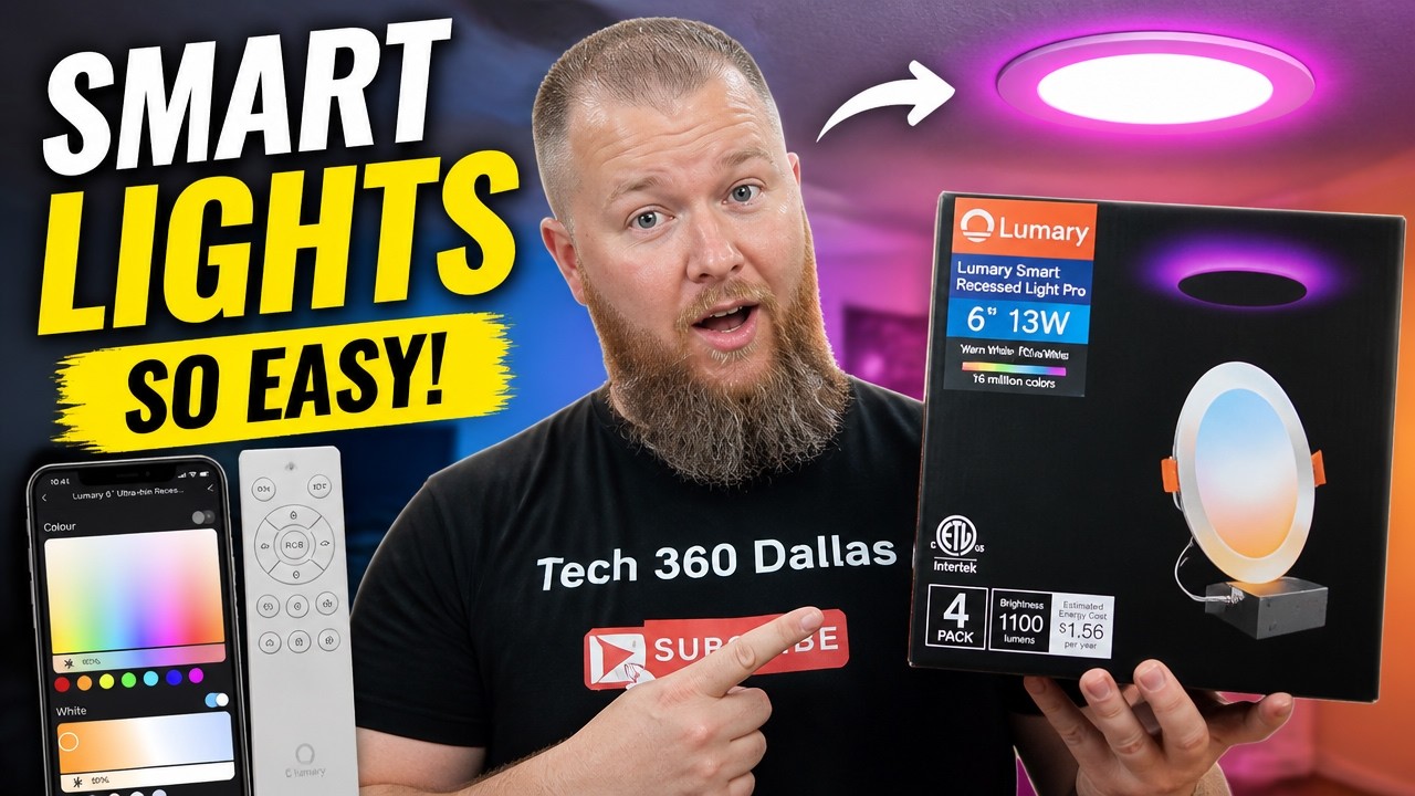 Lumary Smart Recessed light Pro - YouTube