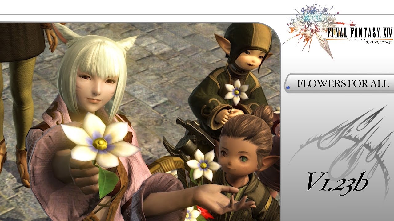 Final Fantasy XIV v1.23b: Flowers For All - YouTube