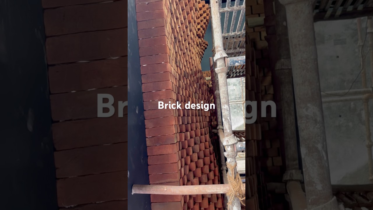 Brick work design #Construction - YouTube