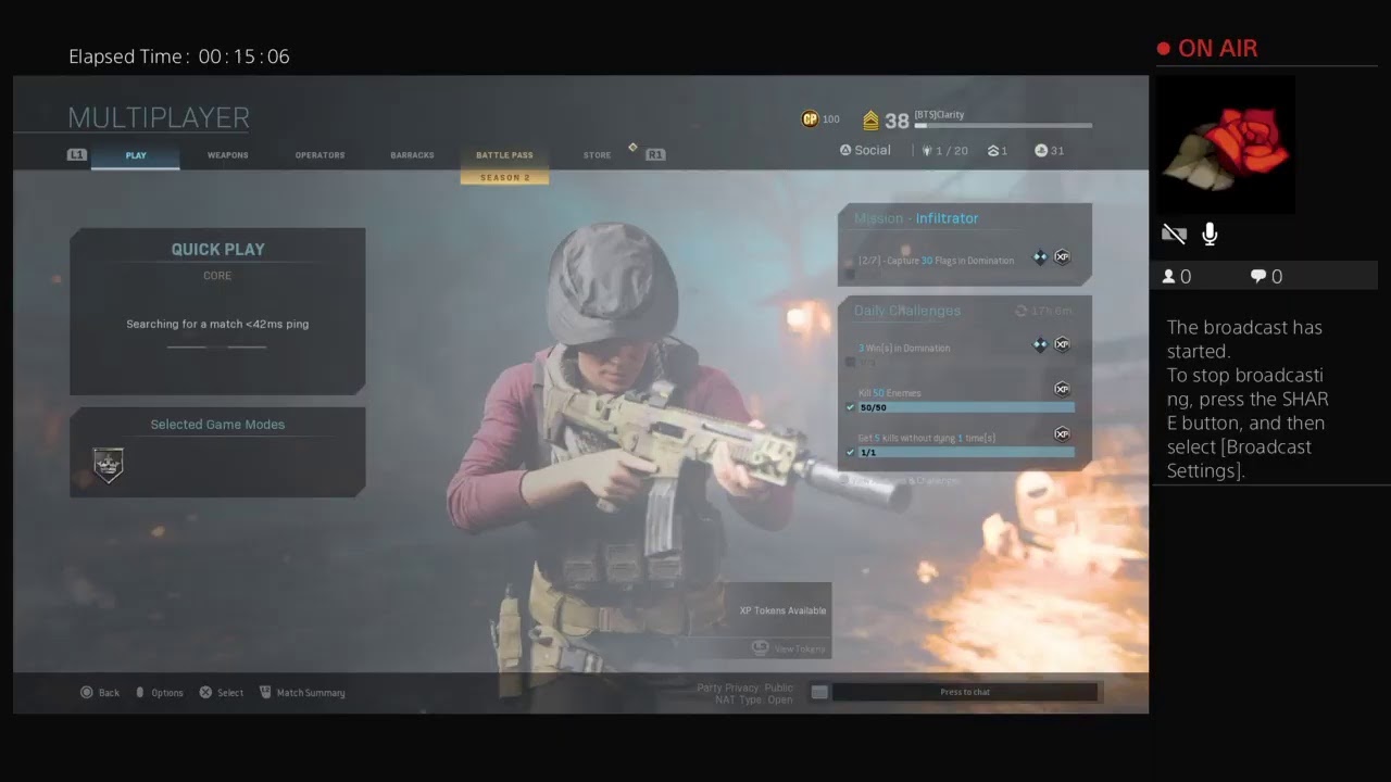 COD Modern warfare headquarters Stream - YouTube