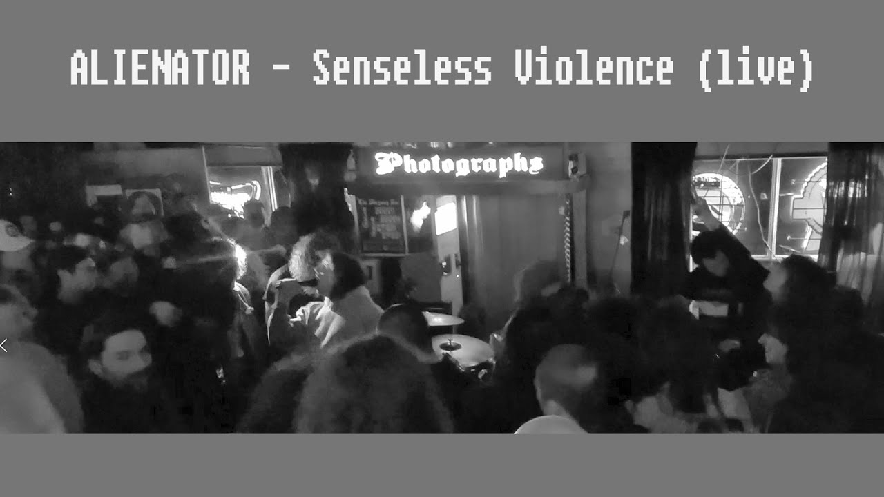 ALIENATOR - Senseless Violence (live) - YouTube