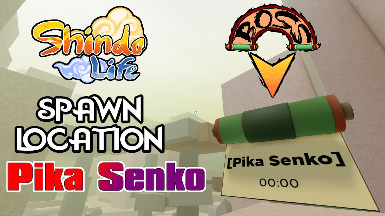 LOCALIZACION PIKA SENKO BOSS SPAWN MISIÓN en Shindo Life - YouTube