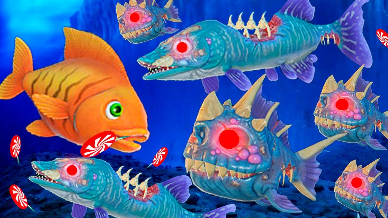 LOS PECES ZOMBIES ATACAN DE NUEVO | FEED AND GROW FISH - YouTube