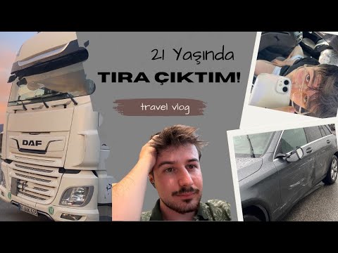 21 YAŞINDA İLK AVRUPA SEFERİ! (Kaza Yaptım 😱)