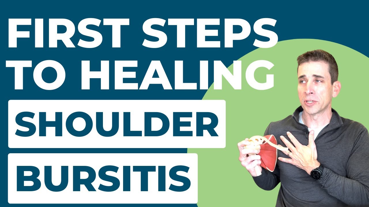 First Steps to Healing Shoulder Bursitis! - YouTube