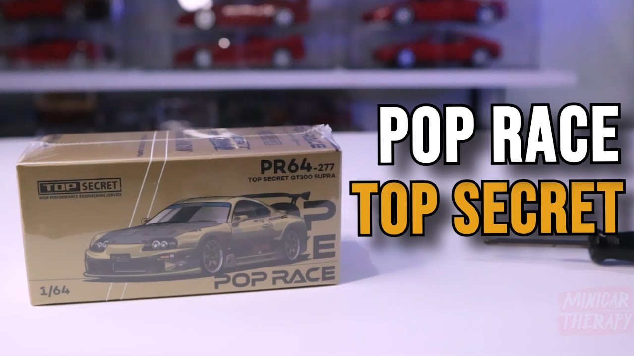 INI BARU WARNA EMAS, POP RACE TOP SECRET TOYOTA SUPRA GT300 CARBON HOOD ...