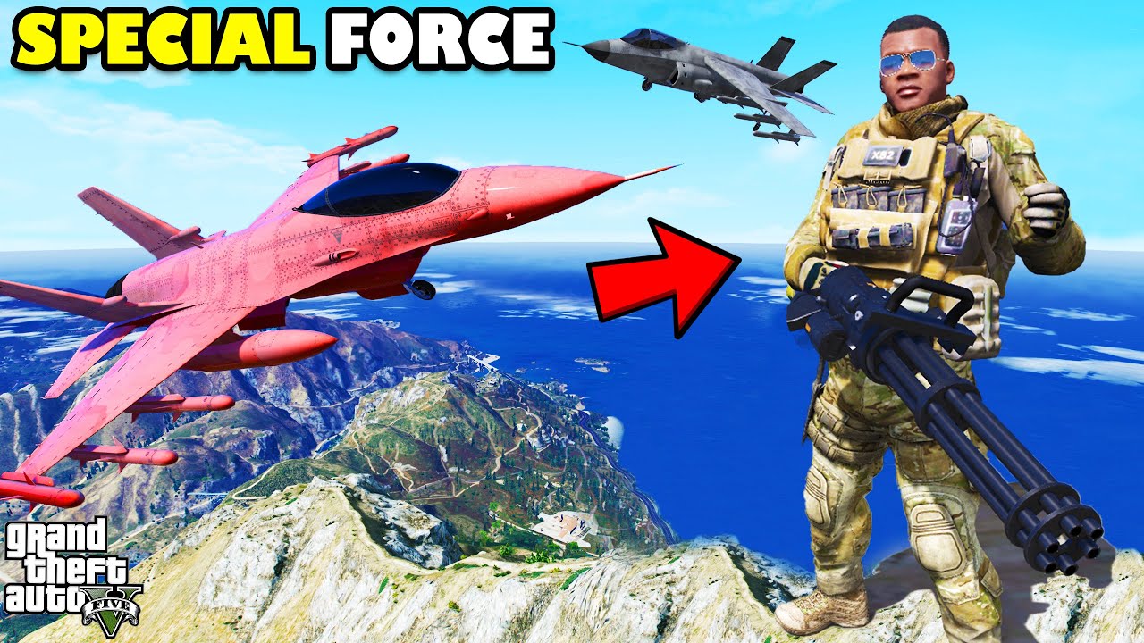 Franklin Become THE GENERAL of SPECIAL FORCE in GTA 5 | SHINCHAN and ...