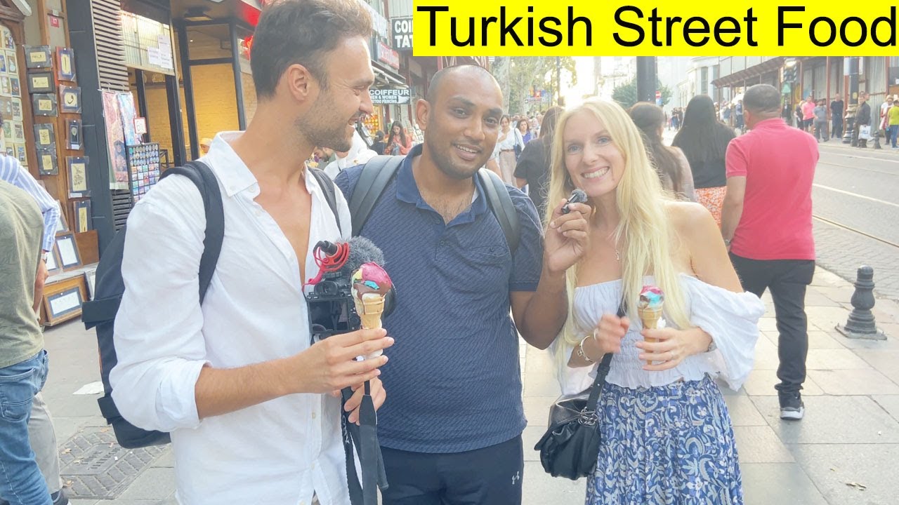 Turkish Street Food Vlog & Exploring Istanbul European & Asian Side ...