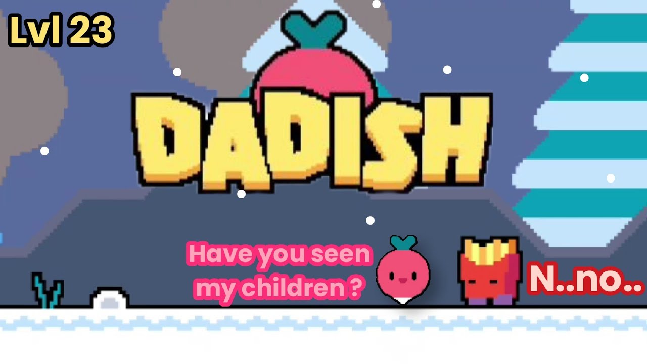 Dadish pixel game level 23 tutorial - YouTube