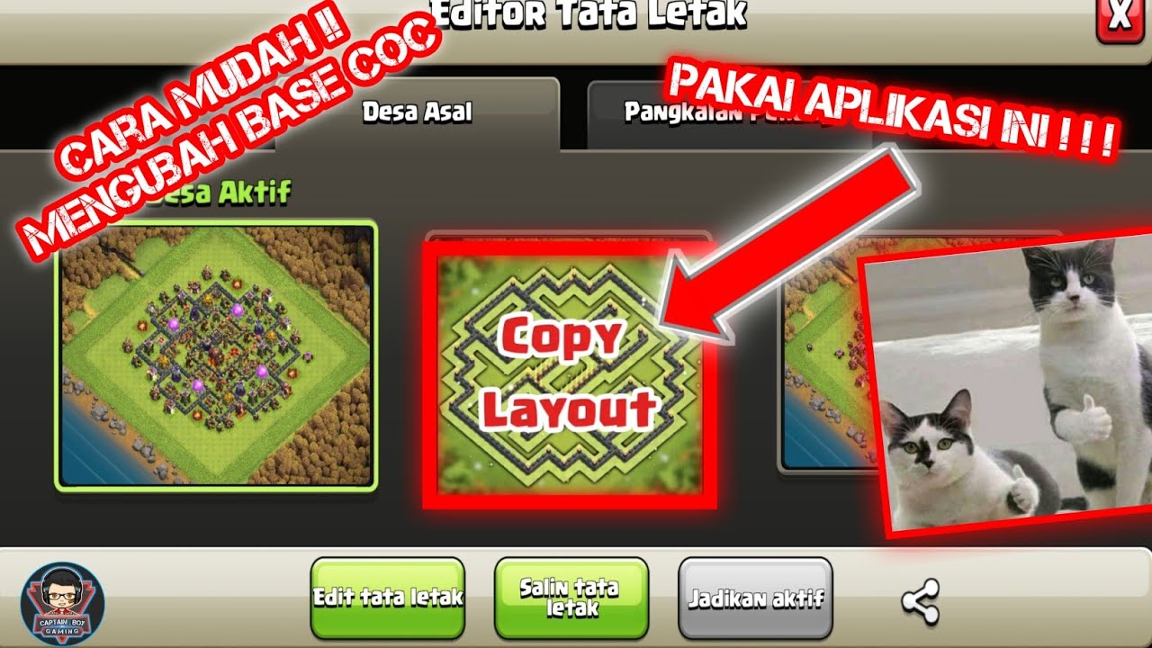 Cara Mengubah Base Coc Dengan Mudah Pakai Aplikasi Ini !!! | Clash Of ...