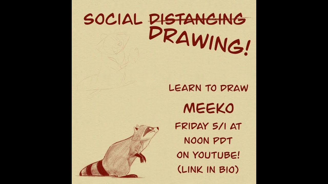 Learn How to Draw Meeko (with Special Guest Keala Settle)! - YouTube