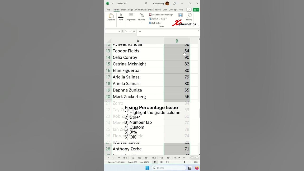 Convert Number To Percentage Without Multiplying By 100 In Excel convert-number-to-percentage-without-multiplying-by-100-in-excel