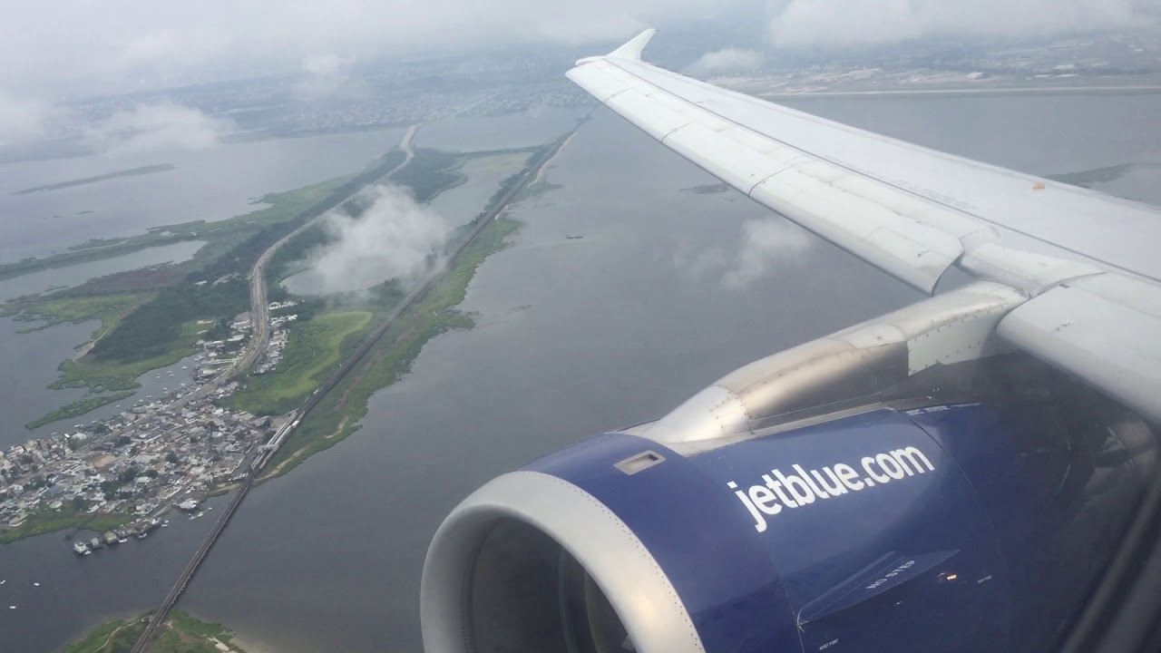 JetBlue Airbus A320-200 Takeoff from New York John F. Kennedy ...