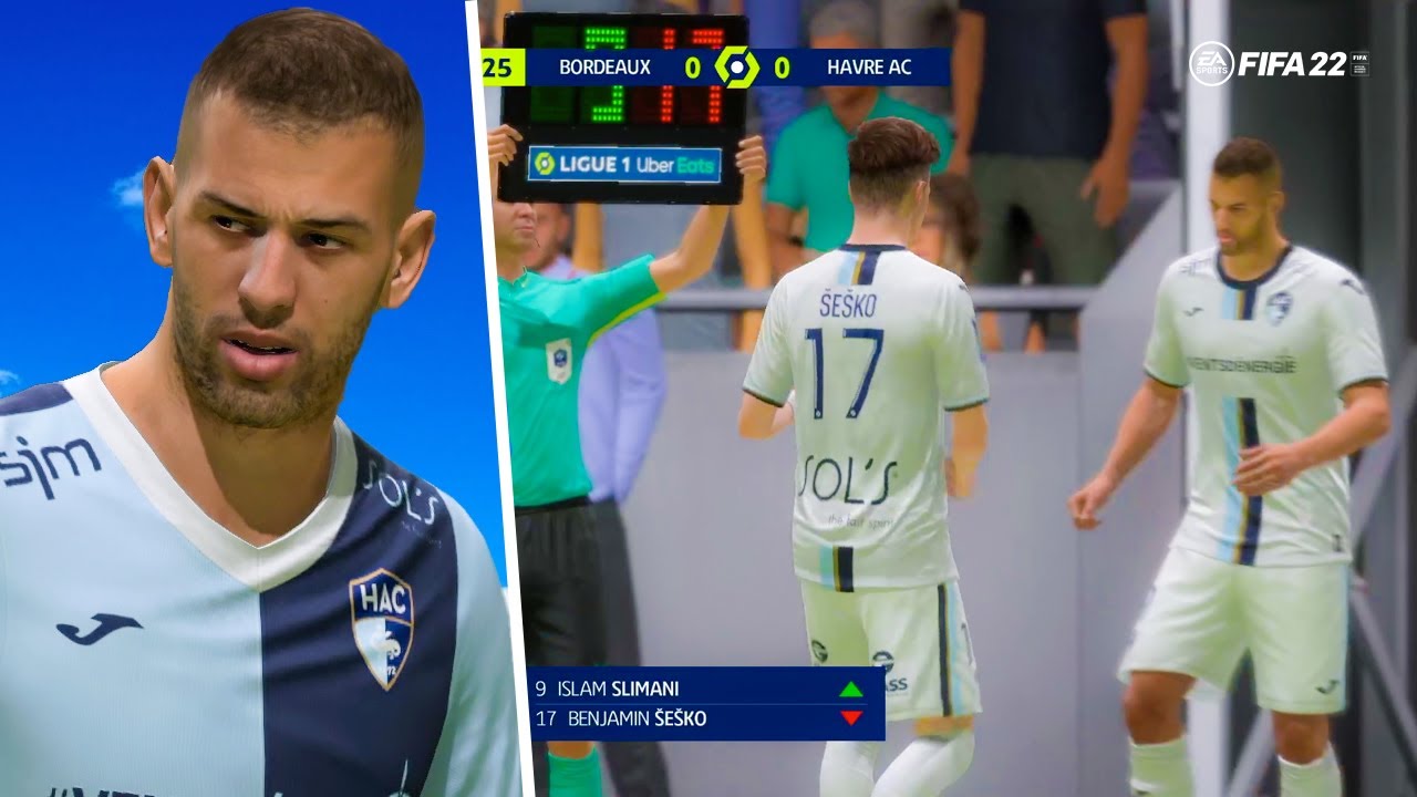 Slimani Si Supersub Le Havre #16 | FIFA 22 Road To Glory - YouTube