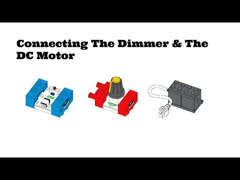 How to connect the dimmer and the DC motor - YouTube