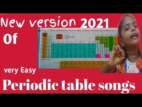 Periodic Table Song,Easiest way to memorize Modern Periodic Table ...