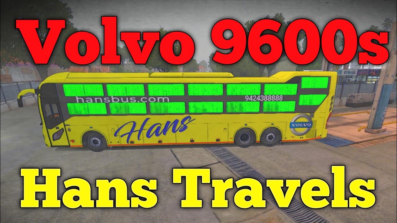 Hans Travels | Volvo 9600s | Indonesia Bus Simulator | Bus Driving ...