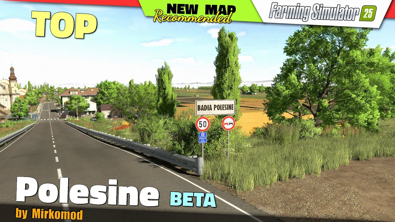 FS25 ★ NEW MAP "Polesine" BETA 2 (by MIrkomod) - Farming Simulator 25 ...