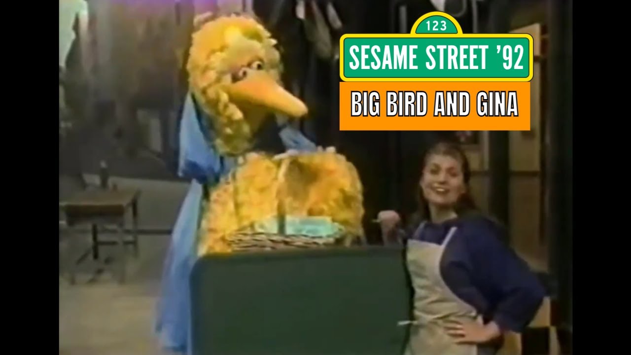 Sesame Street '92: Big Bird And Gina - YouTube