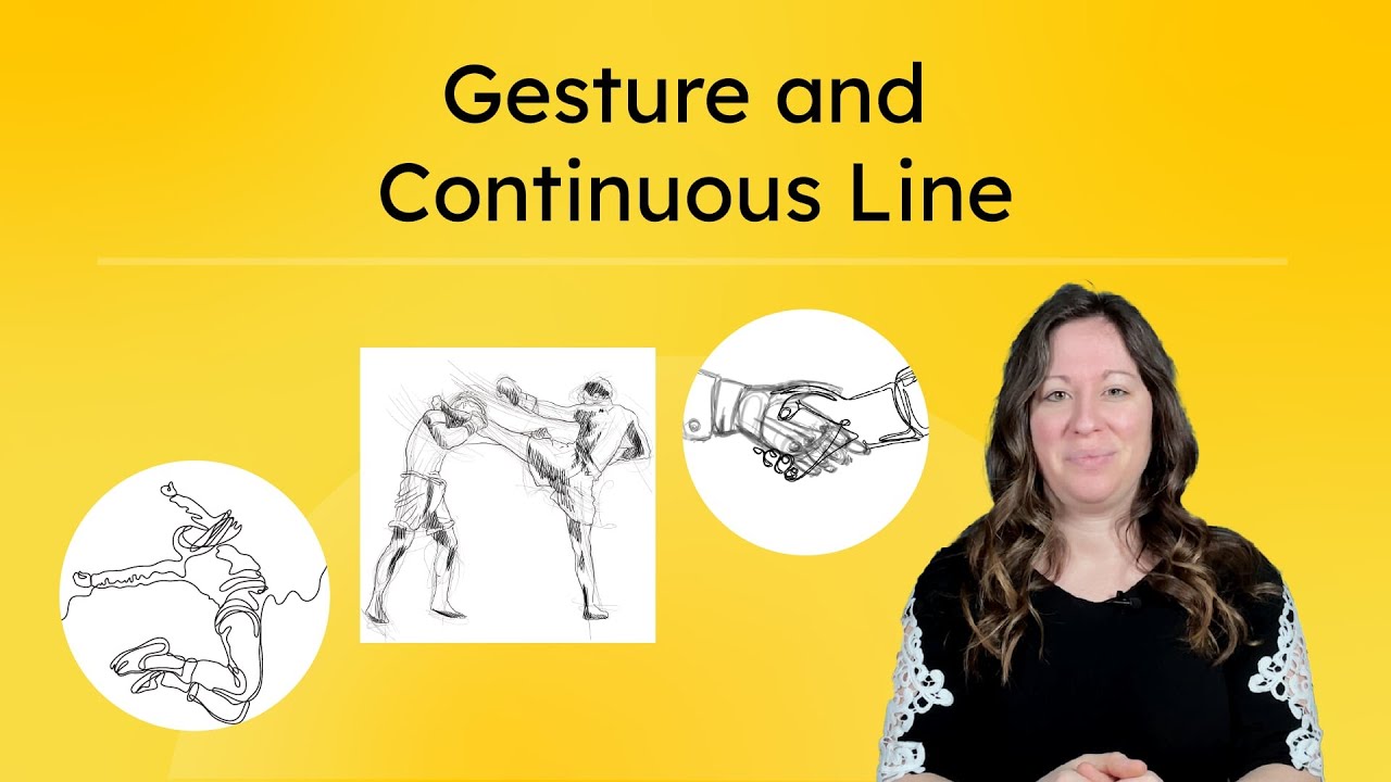 Gesture and Continuous Line - Creative Lines in Visual Art - YouTube