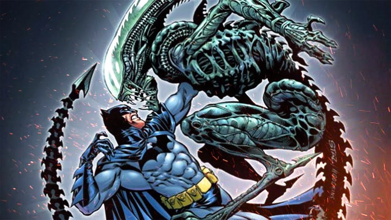 Batman vs. Alien(Xenomorph)|STOP MOTION| - YouTube