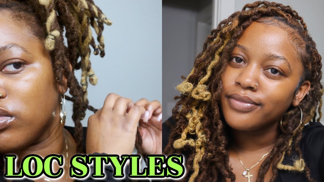 Taking Down My Rope Twists On My Locs // LOC STYLES - YouTube