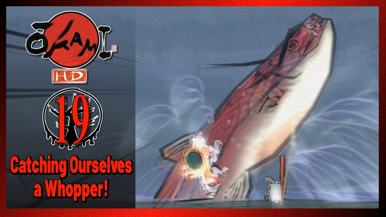 Catching Ourselves a Whopper - Let's Play Okami HD: Episode 19 - YouTube