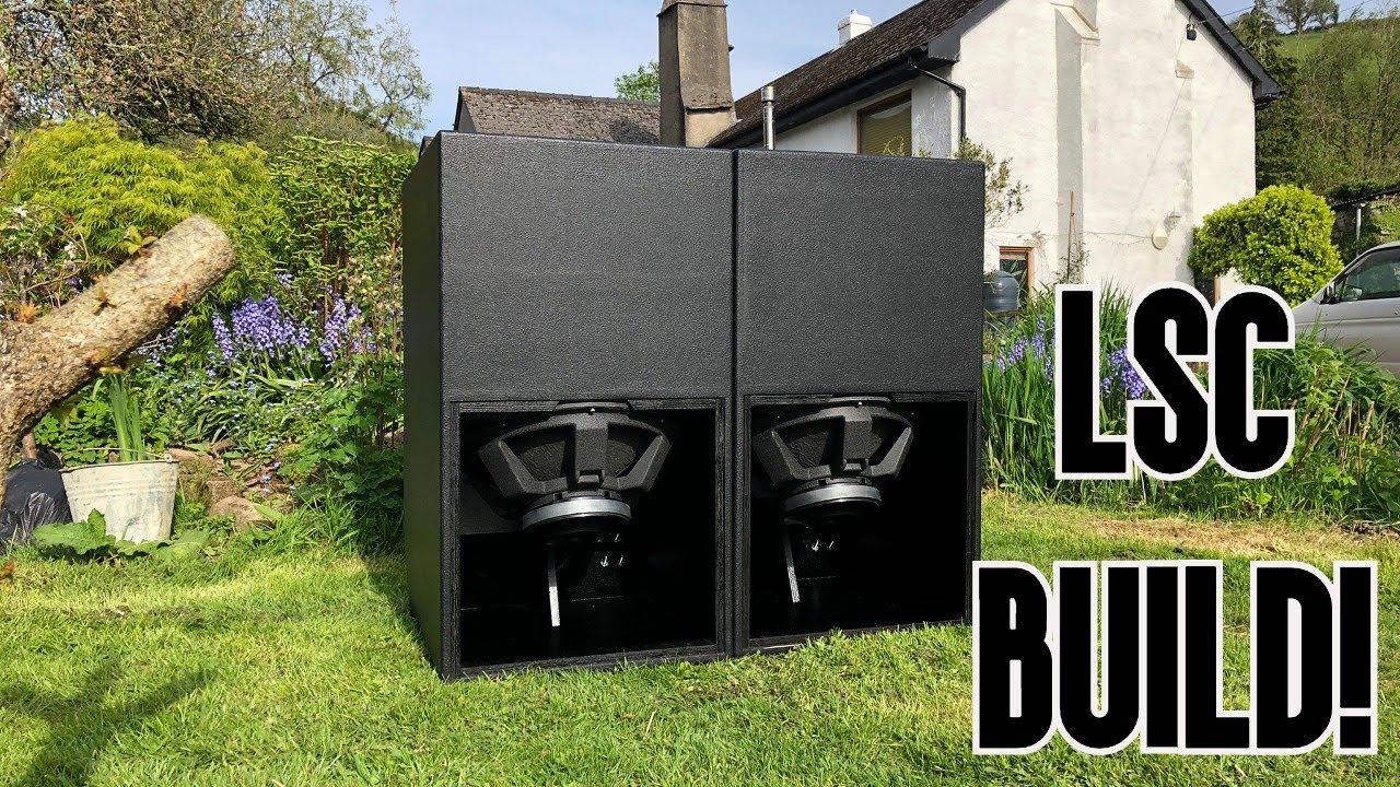 DIY TAPPED HORN SUBWOOFER BUILD - XOC1 TH118 BASS BIN - YouTube