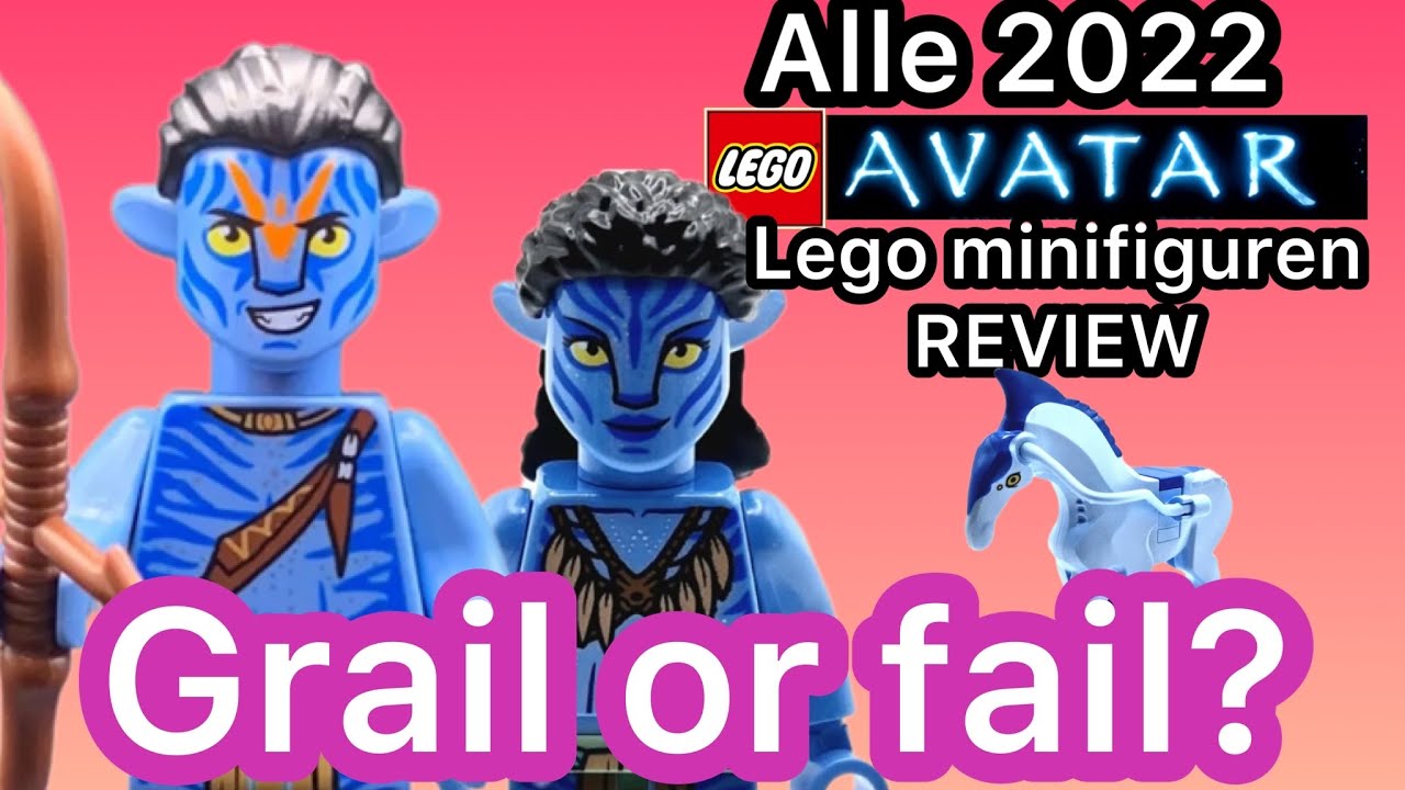 Minifiguren Review: Alle 13 Lego Disney Avatar minifiguren ! - YouTube