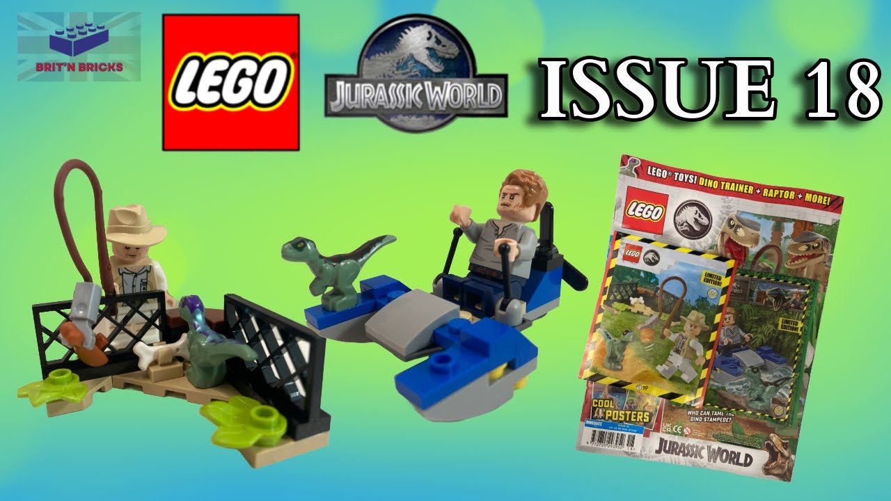 LEGO Jurassic World Magazine Issue 18 - Set 122409 (2024) Robert ...