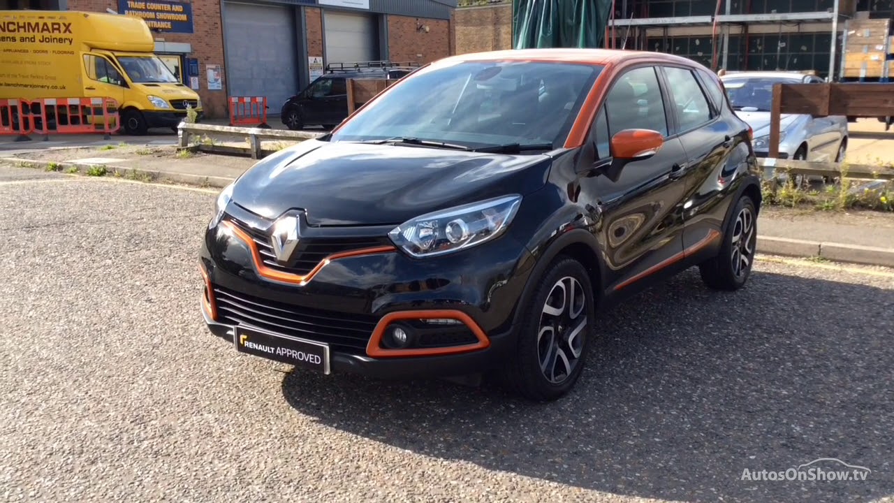 RENAULT CAPTUR DYNAMIQUE MEDIANAV DCI BLACK/ORANGE 2014 - YouTube