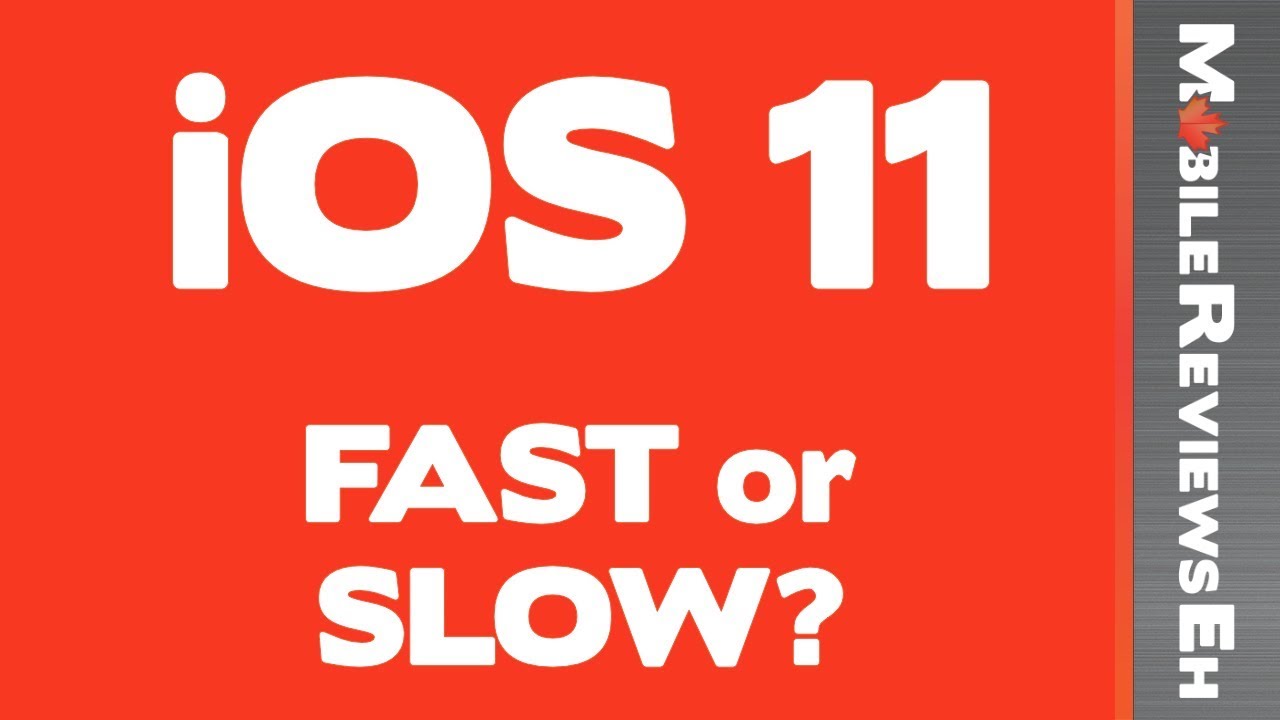 Does iOS 11 Slow your iPhone down? iPhone 6 / 6s / 7 Speed Tests - YouTube