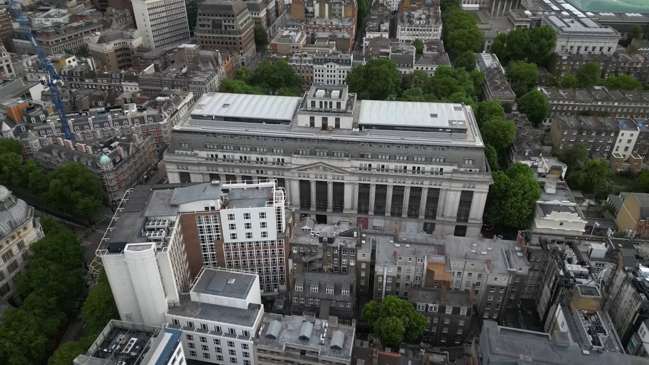 Brunswick Square, London from Above - 4K Drone Footage - YouTube