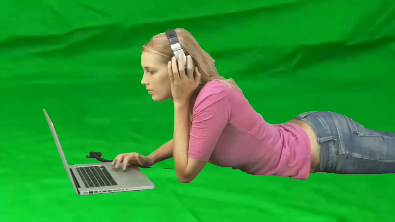 Cute Indian Girls Green Background Green Screen Chroma asedslala ...