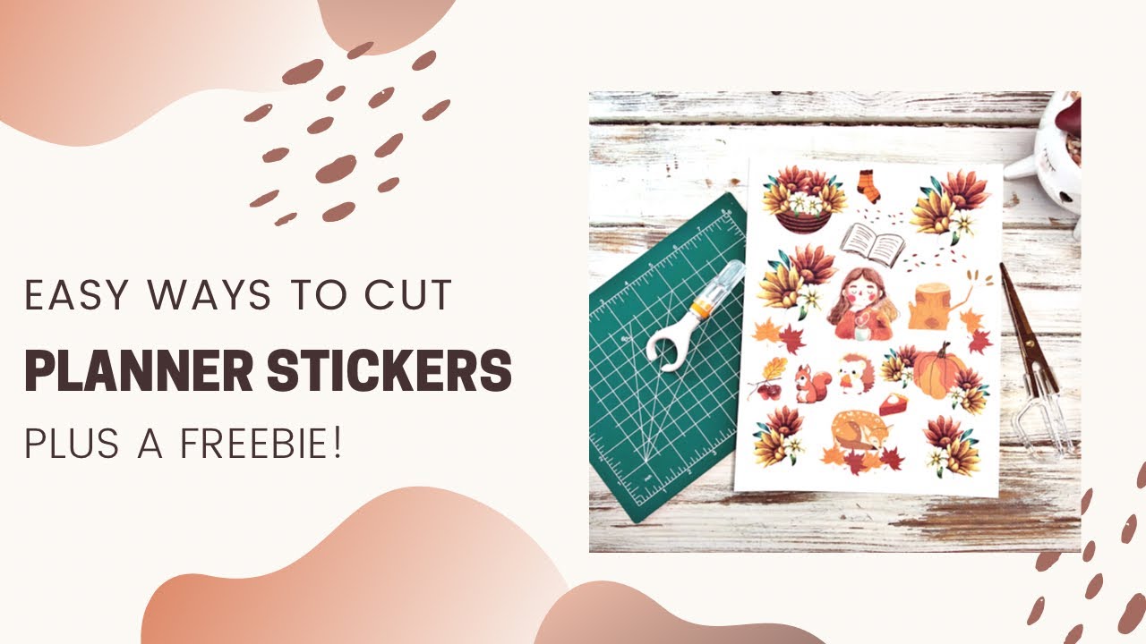 HOW TO CUT STICKERS WITHOUT A CUTTING MACHINE! - YouTube