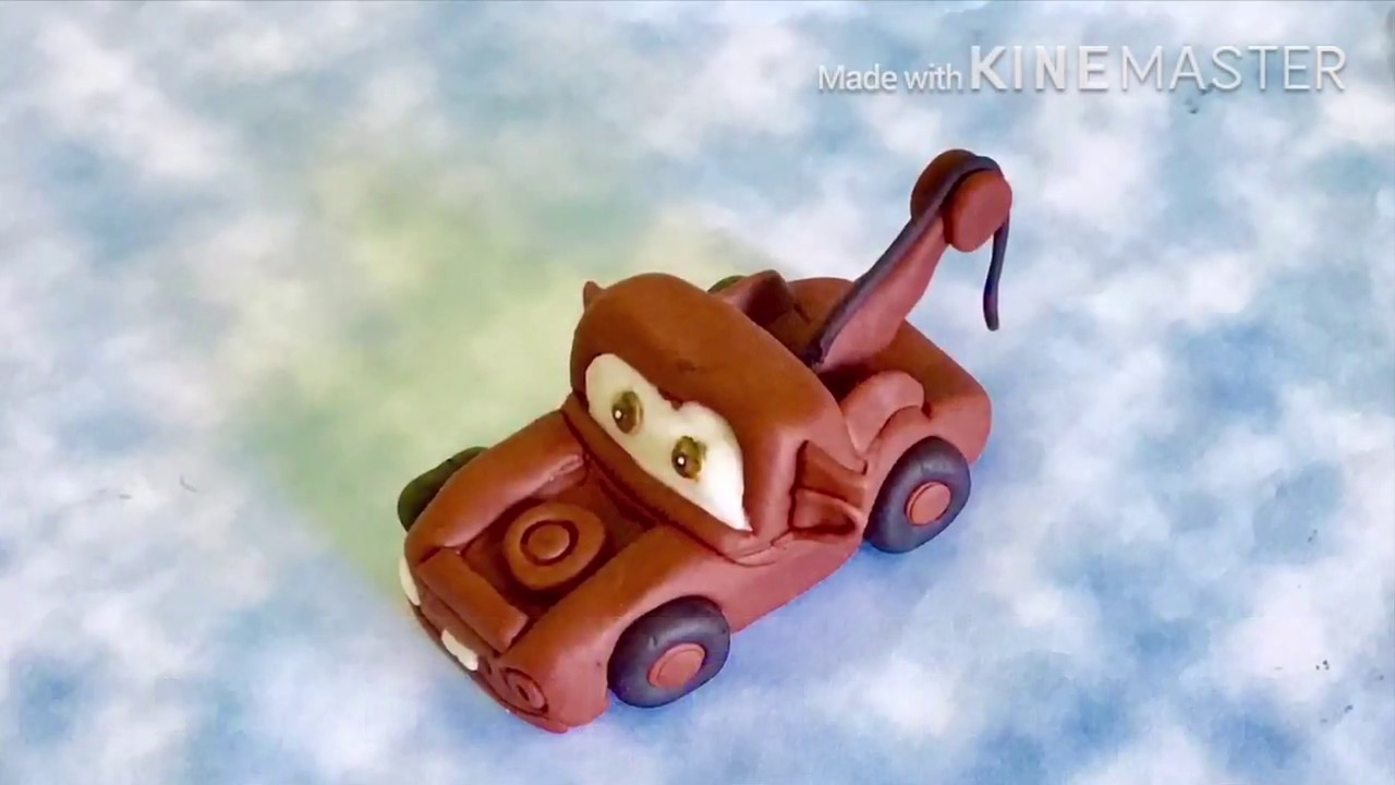 Tutorial : Disney Car 'Tow Mater' Rusty cake topper #Rusty truck#Rusty ...