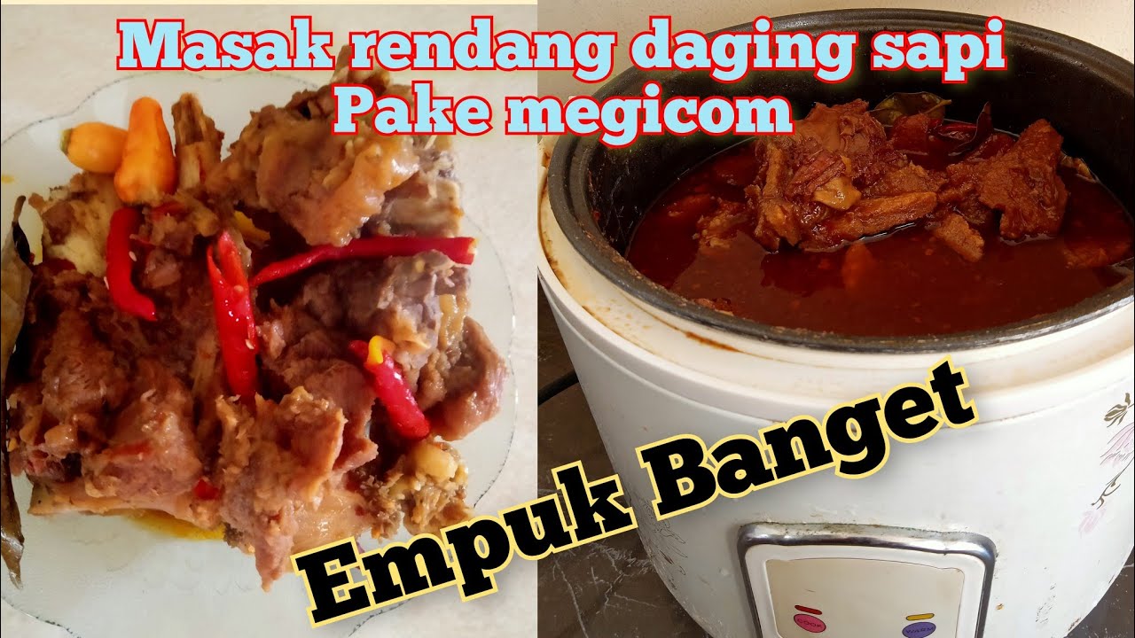Cara masak semur daging pakai Magicom || Empuk banget - YouTube