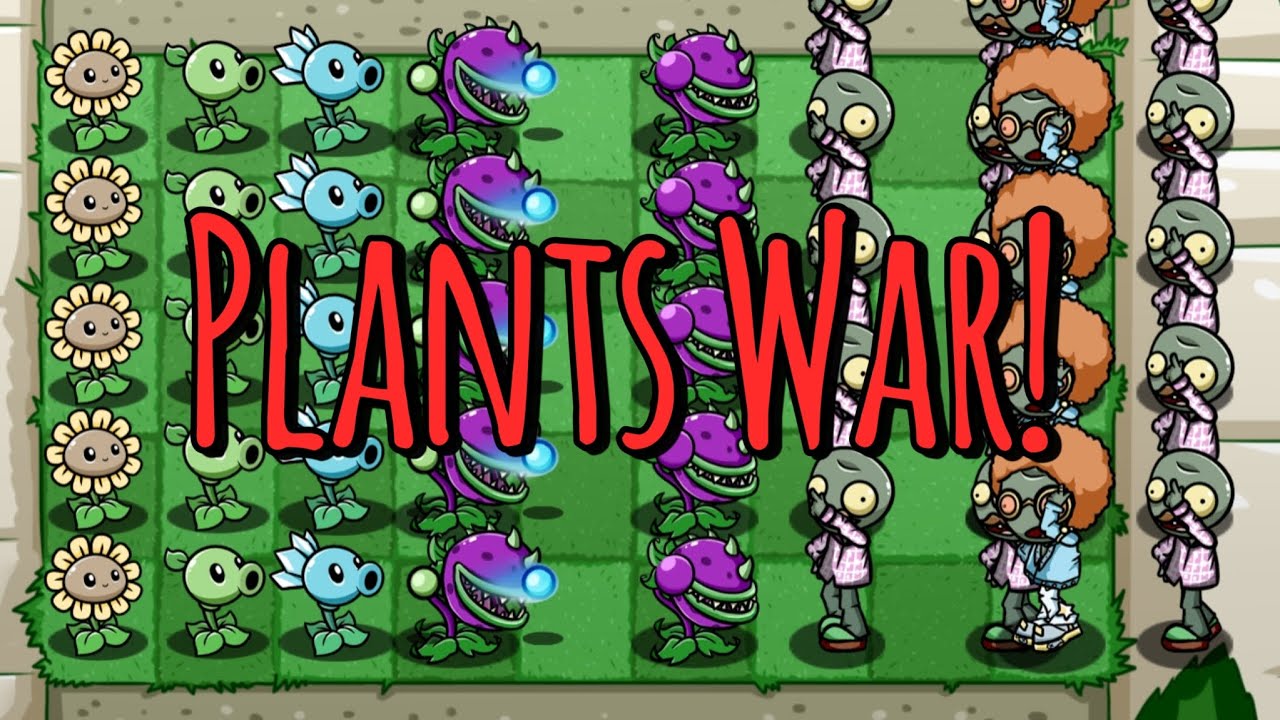 ОБЗОР на игру Plants War!🧟‍♂️ - YouTube