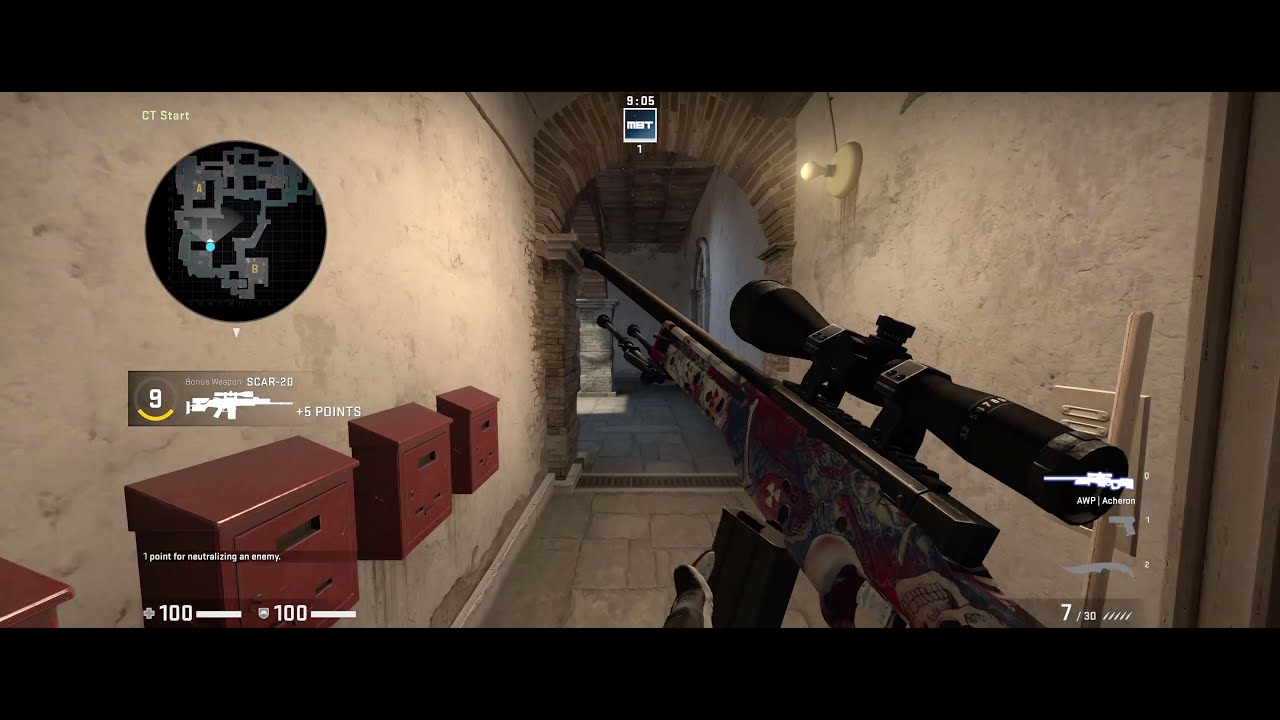 AWP Acheron Factory New Showcase CS:GO (3440x1440 resolution 21:9 ...