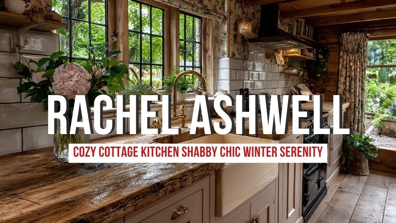 Cozy Cottage Kitchen Inspired by Rachel Ashwell Shabby Chic Winter ...