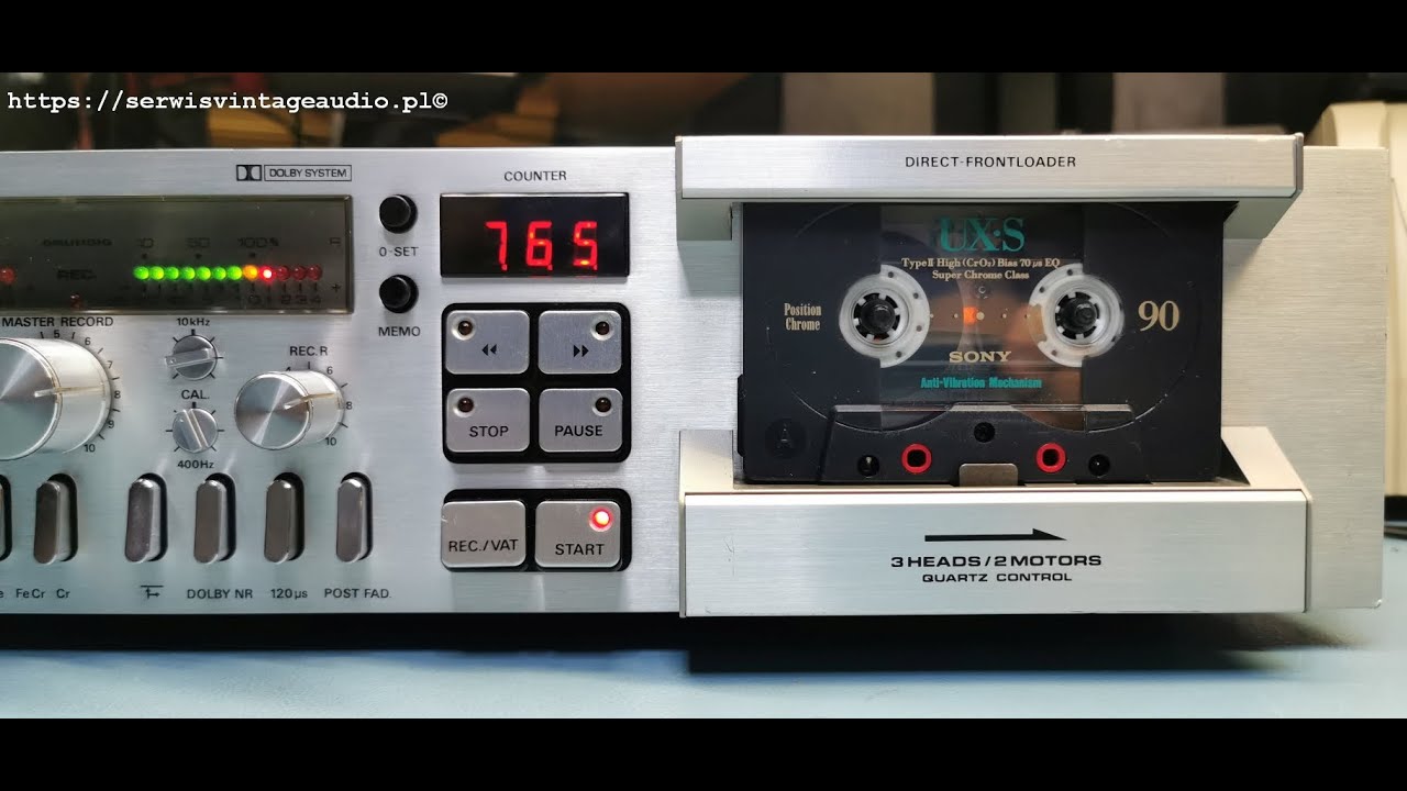 Grundig CF 5500 /auto level recordings /calibration - YouTube