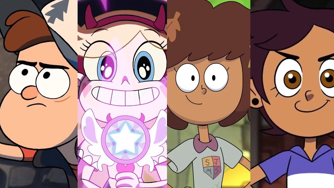 1 Second from every Gravity Falls, SVTFOE, Amphibia and The Owl House ...