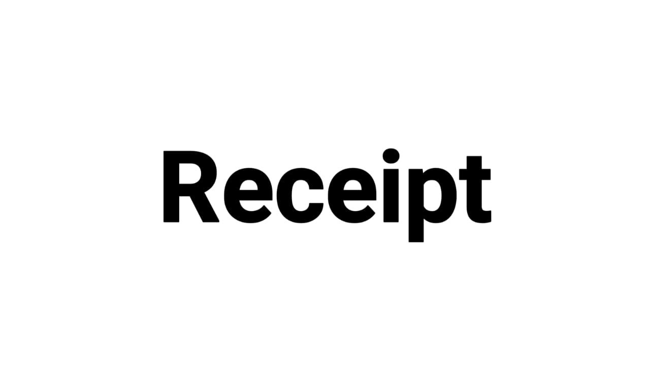 How to pronounce Receipt - YouTube
