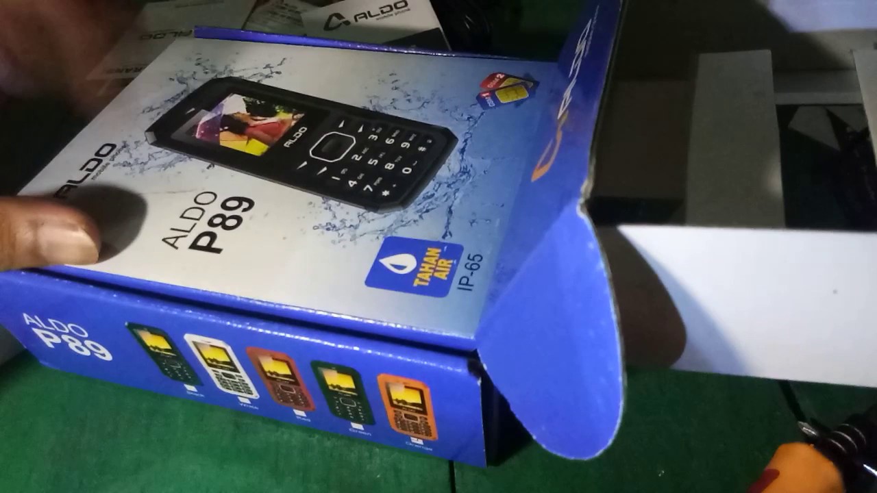 Unboxing Hp Aldo P89, hp anti Air Murah - YouTube