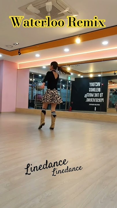 Waterloo Remix l Linedance l 32c4w l Improver l - YouTube