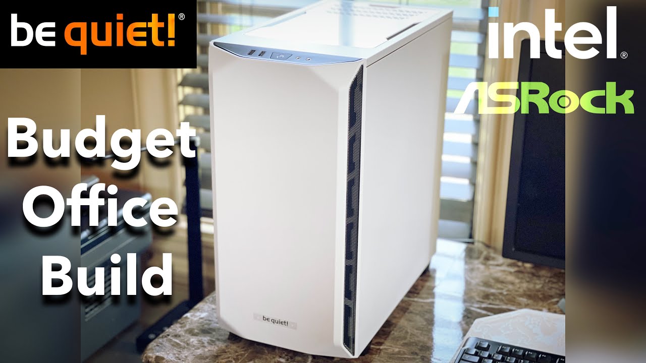 Intel Office PC Budget Build | White PC Build | Pentium Gold G6600 ...